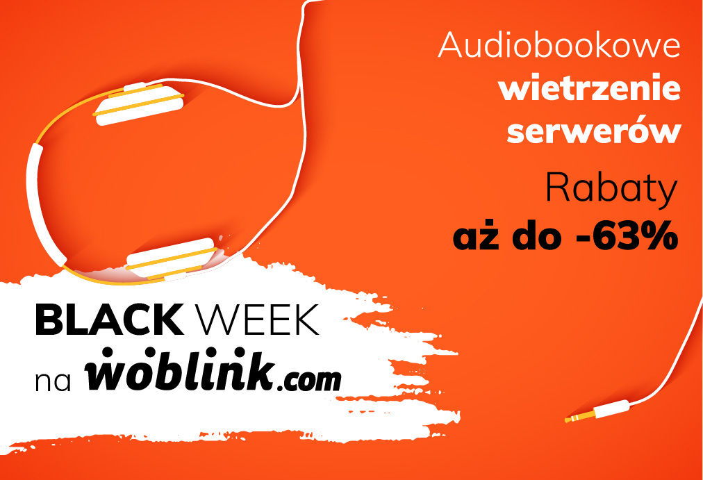 Black Week w Woblinku – audiobooki aż do 63% taniej! - Woblink
