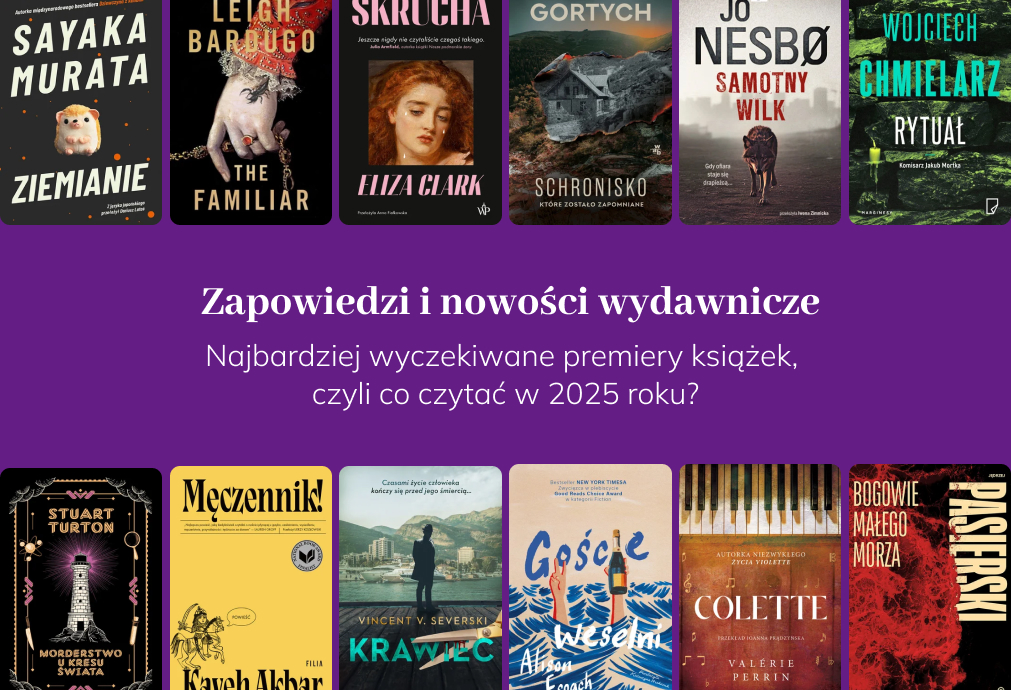 Zapowiedzi Książkowe 2025. Nowości i Premiery Wydawnicze w 2025 Roku ...