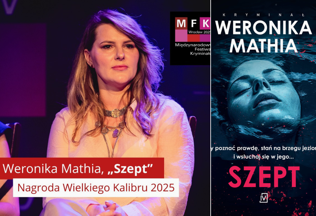 Weronika Mathia laureatką Nagrody Wielkiego Kalibru 2025 - Woblink